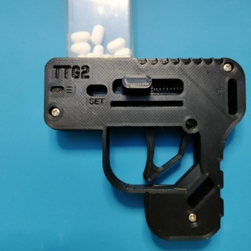 🔫 tic tac gun・ STL File for ・Cults