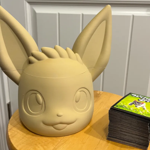 Archivo STL gratuito Eevee Head Deck Box 📦 ・Design para impresora 3D ...