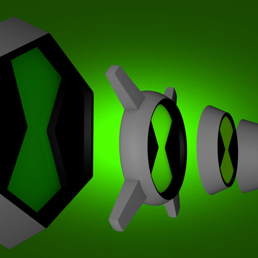 👽 Ben 10 Omnitrix badges STL・ 3D File for ・Cults