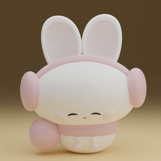 🐇 Rabbit・Free STL File for 3D printing・Cults