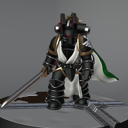 Free STL file Leonid The First - Galactic Crusader 🎲 ・3D printable ...