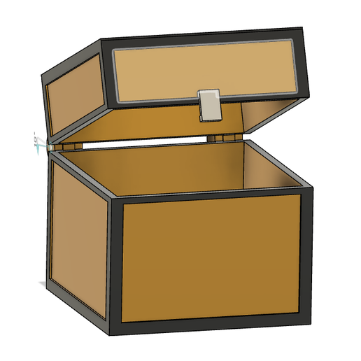 📦 Minecraft chest.・Free STL File for 3D printing・Cults