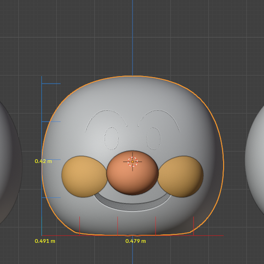 👾 head anpanman・ STL File for 3D printing・Cults