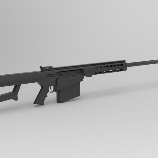 OBJ file Barrett M82 rifle 🔫 ・Design to download and 3D print・Cults