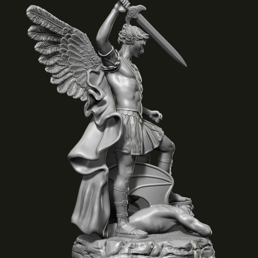 👼 Archangel Michael・ STL File for 3D printing・Cults