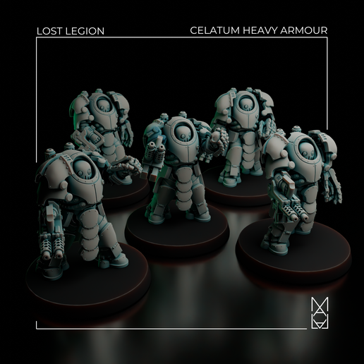 🛰 Celatum Heavy Armour (Pre-Supported)・ 3D File for 3D printing・Cults