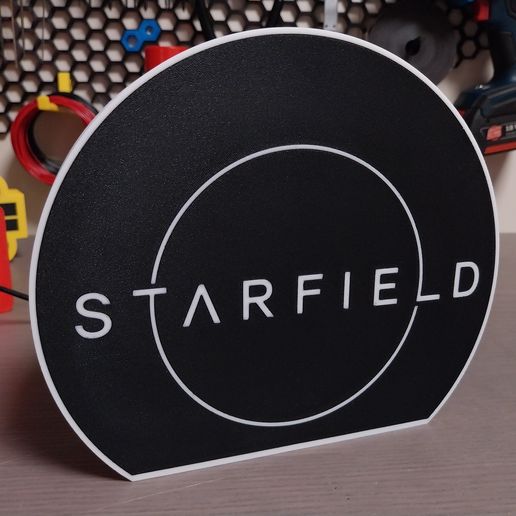 3D file Starfield Logo Light 🛰 ・Model to download and 3D print・Cults