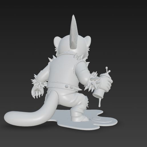 🧑‍🎨 Punk Weasel Figure – 3D Printable STL Model – Rebellious Graffiti ...