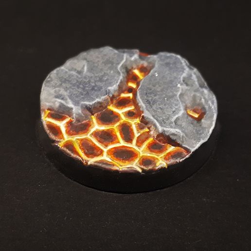 cracked lava base