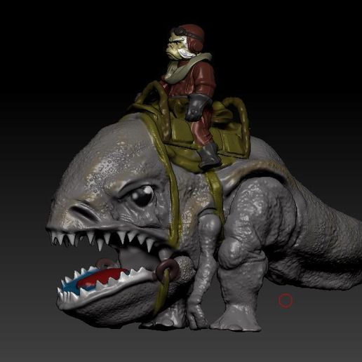 3D file STAR WARS .STL THE MANDALORIAN BLURG OBJ. KENNER STYLE ACTION ...