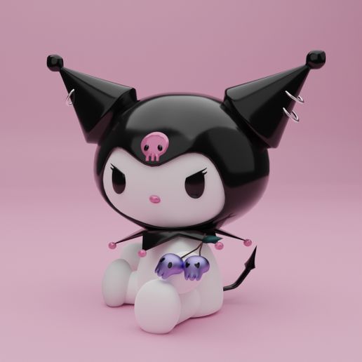 👾 Kuromi 3D Model・ STL File for ・Cults