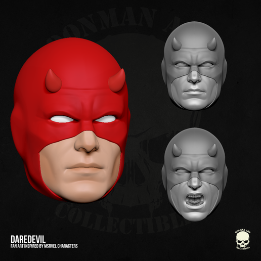 🎨 Daredevil Marvel Fan Art STL Files For Action Figures・ STL File for ...