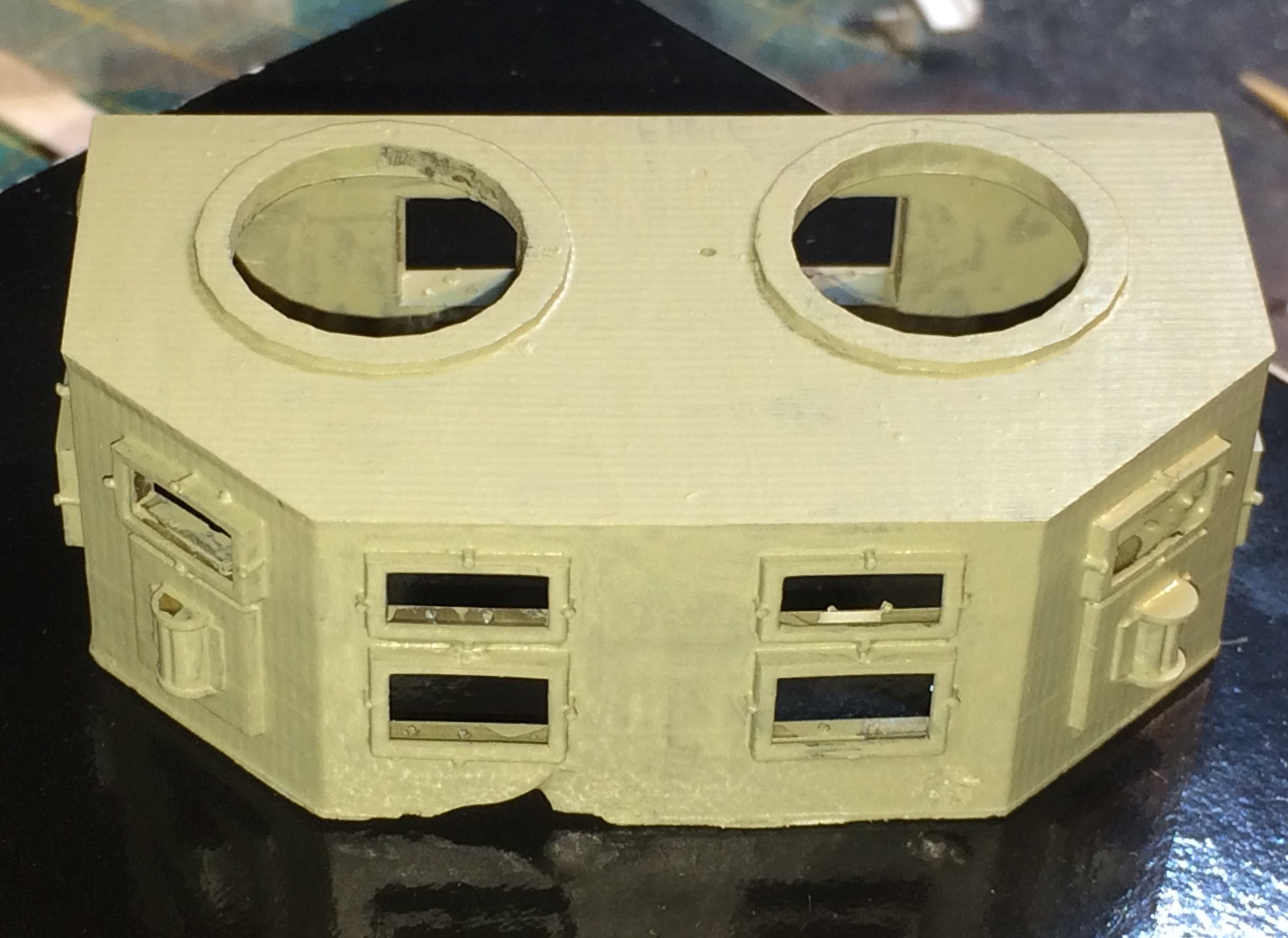 STL file nagmachon doghouse 2 man version 1/35・3D print design to download・Cults