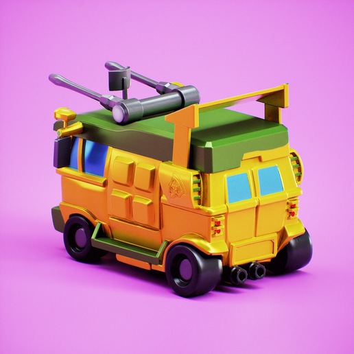 🥷 Ninja Turtles Van Van - Teenage Mutant Ninja Turtles - Turtle Van ...