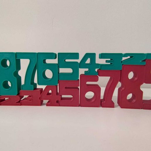 🎒 Learn to count・ 3MF File for 3D printing・Cults
