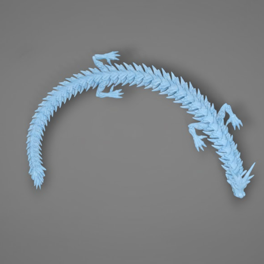 🐉 Articulated Dragon・Free STL File for 3D printing・Cults
