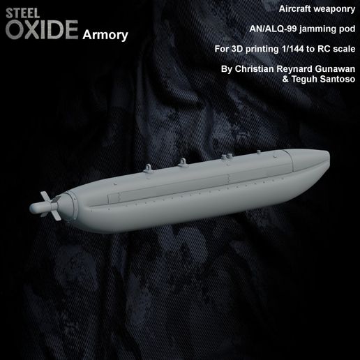 🇺🇸 USA AN/ALQ-99 HIGH BAND jamming pod for the EA-18 Growler・ STL File ...