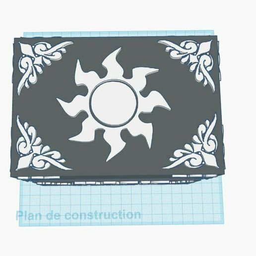📦 Mtg Box Sun・ STL File for ・Cults