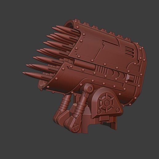 🤖 Alternative Missile Rack for Giant Robot・ 3D File for 3D printing・Cults