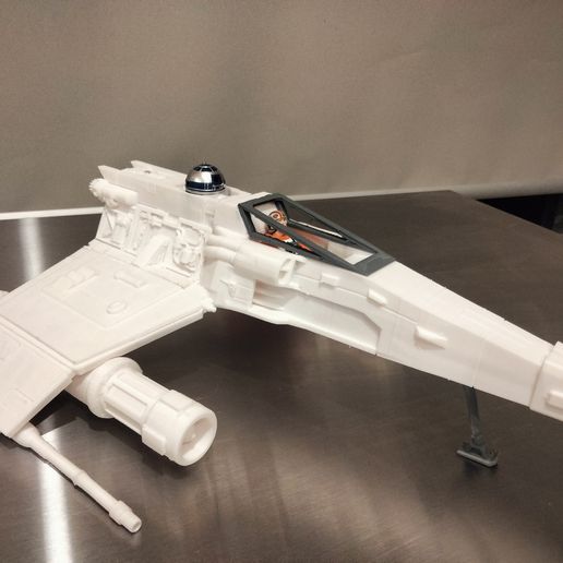 ⭐ STAR WARS E-WING 3.75・Free STL File for 3D printing・Cults