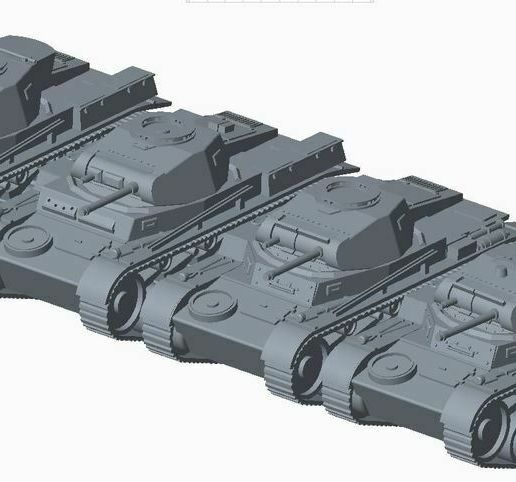 🔩 Panzer II pack (revised)・Free 3D File for ・Cults