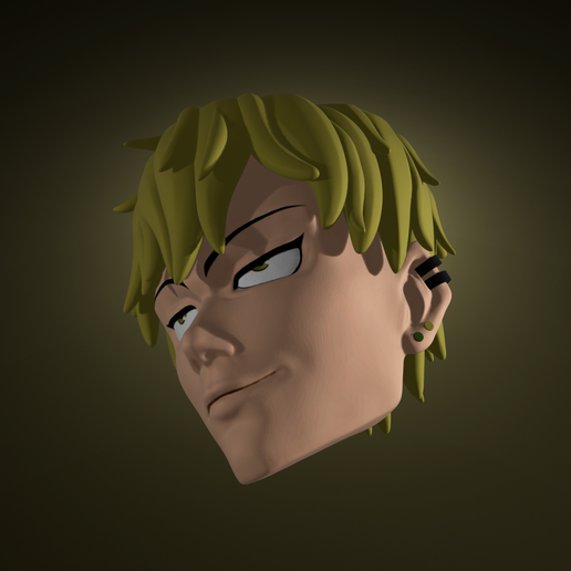🎨 Naoya Zenin Custom Customizable Headsculpt - Jujutsu Kaisen・ STL File ...
