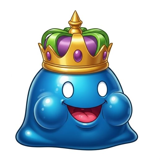 🤴 Slime King - Cartoonish 3D Miniature・Free 3D File for ・Cults