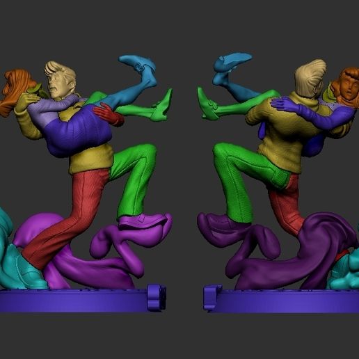 👴 Scooby Doo: Daphne and Fredd・ STL File for 3D printing・Cults