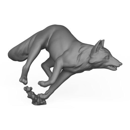 🦊 Fox Attack 3D Print Model・ STL File for 3D printing・Cults