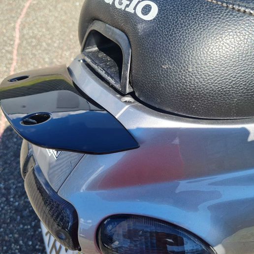 🪶 Spoiler Piaggio TPH・Arquivo STL para Impressão 3D・Cults