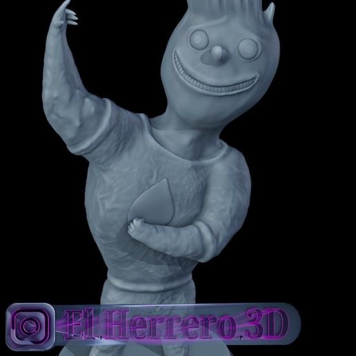 STL file Wade Ripple - Elements Elemental - Disney Movie 🎬 ・3D ...