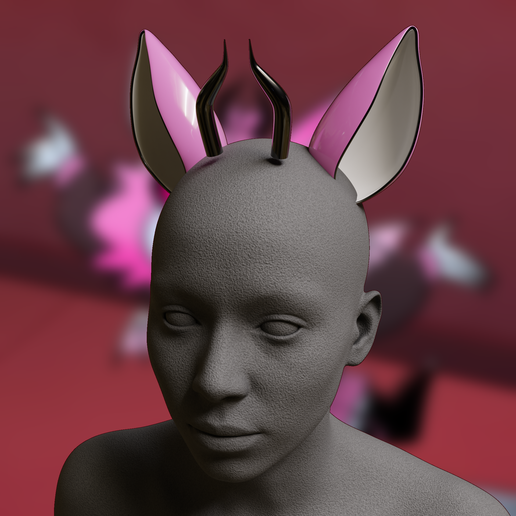 🎭 Emberlynn Pinkle - Helluva Boss Cosplay・ STL File for 3D printing・Cults