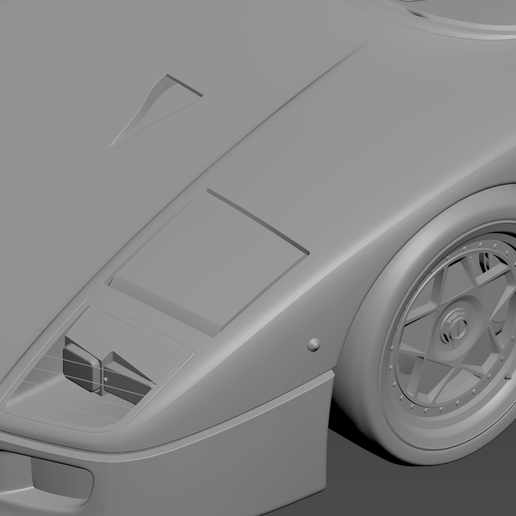 OBJ file Ferrari F40 (1987) 🚗 ・3D print object to download・Cults