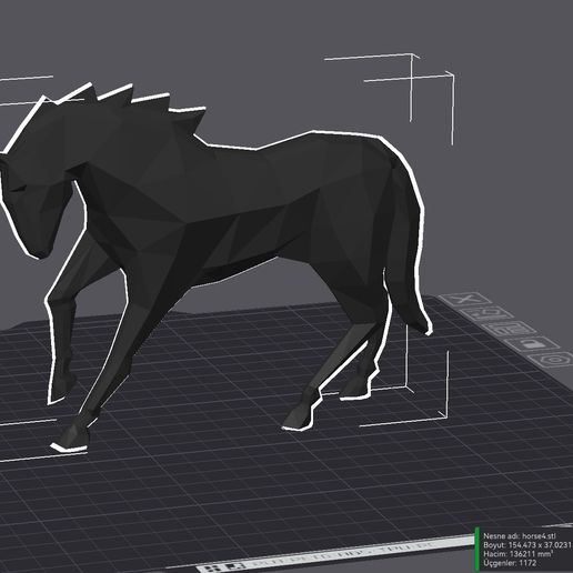 STL file Horse 3D Model - High Quality Stylized Low Poly Design 🐎 ...