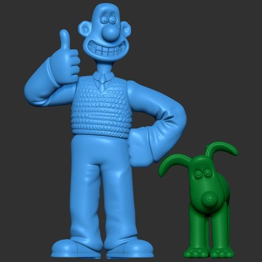 🎬 wallace and gromit・Free STL File for 3D printing・Cults