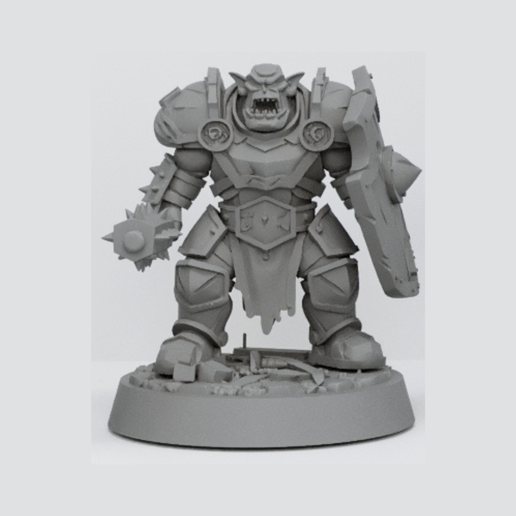 🎲 Orc Dungeon Warband – 20 Orc Miniatures & Objectives | 32mm DnD STL ...