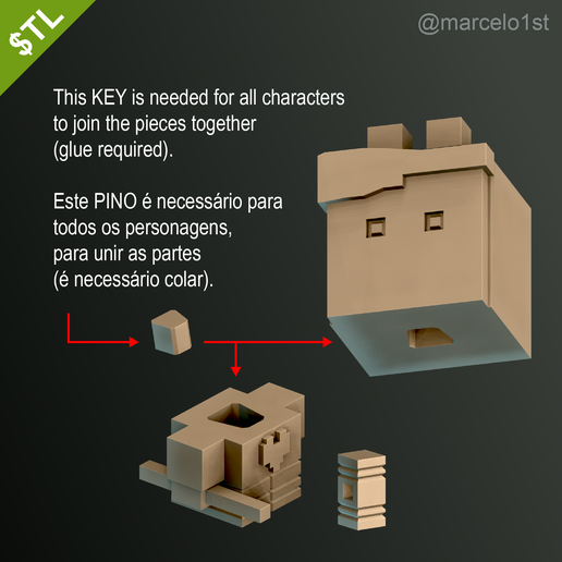 3D file CUBES Chaves - Chavo Del Ocho 👾 ・3D printing template to ...