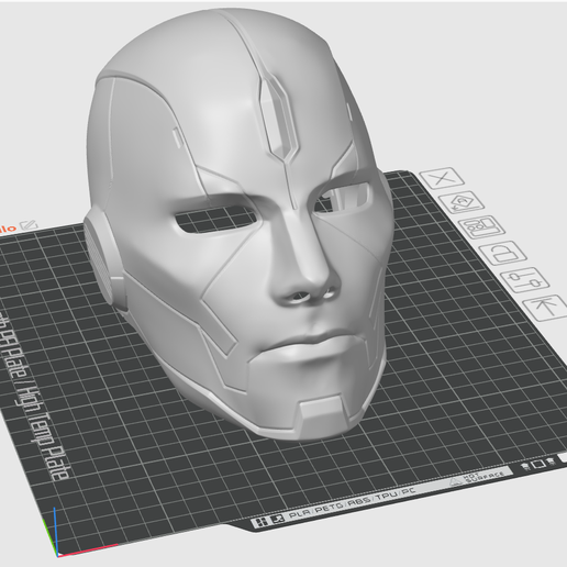 🤖 Cyber Sentinel Mask - 3-Part Futuristic Model | Cosplay / Display ...