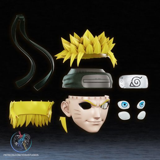 🥷 Anime Ninja Mask 3D Printer STL File・ STL File for 3D printing・Cults