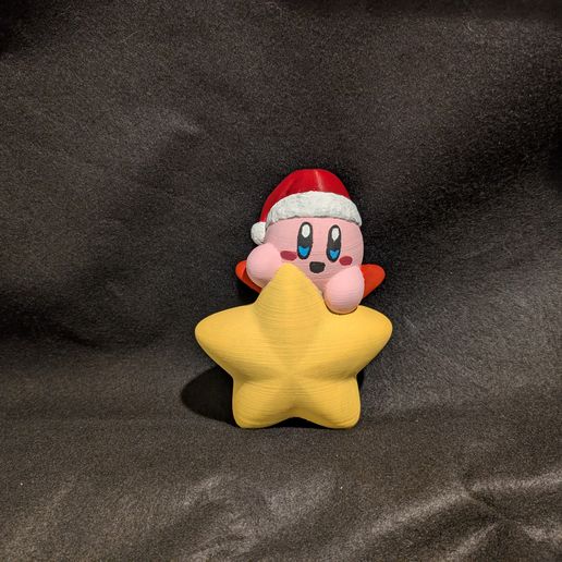 Impresión 3D Kirby Tree Topper Christmas Ornament Star • Hecho con una ...