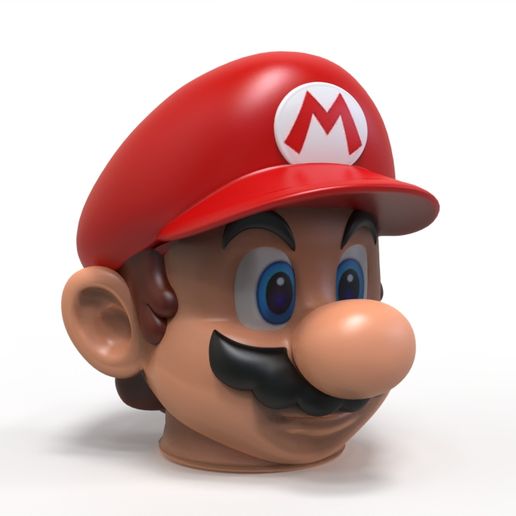 ️ Super Mario Pencil Holder 3D printable・ STL File for 3D printing・Cults