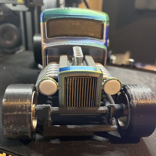 3D printer Custom HOT ROD / RAT ROD - Fully 3D printable • made with ...