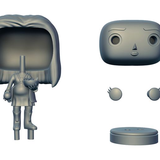 🧙‍♀️ Wanda 70 S Figure・ STL File for 3D printing・Cults