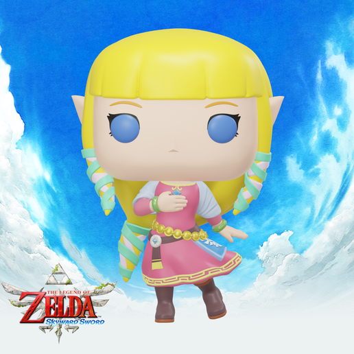 🗡️ Zelda Funko Pop - TLOZ: Skyward Sword・ STL File for 3D printing・Cults