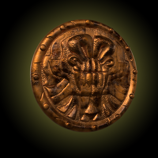 3D file Rancor Trainor Badge 3d digital file Book Of Boba Fett 📛 ・Model ...