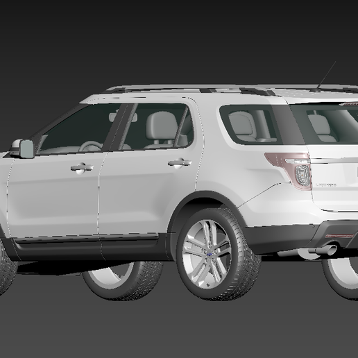 🚙 Ford Explorer 2011・ 3D File for 3D printing・Cults