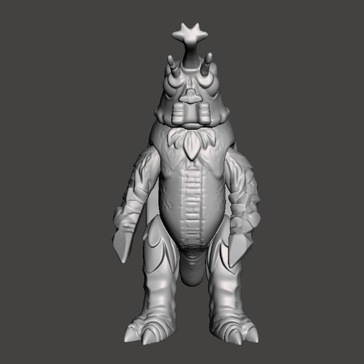 🎨 FAN ART GODZILLA MEGALON KAIJU RETRO SOFUBI・ OBJ File for 3D printing ...