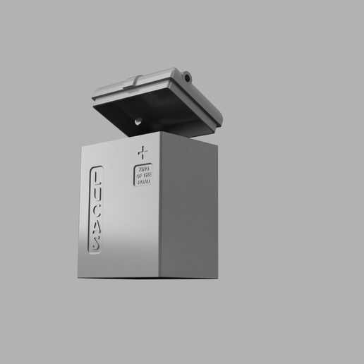 🔋 Battery box lucas motorcycle ( king of the road ) battery box ...