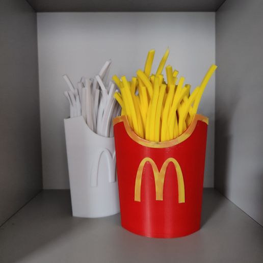 STL file Large Fries Please 🍟 ・3D print design to download・Cults