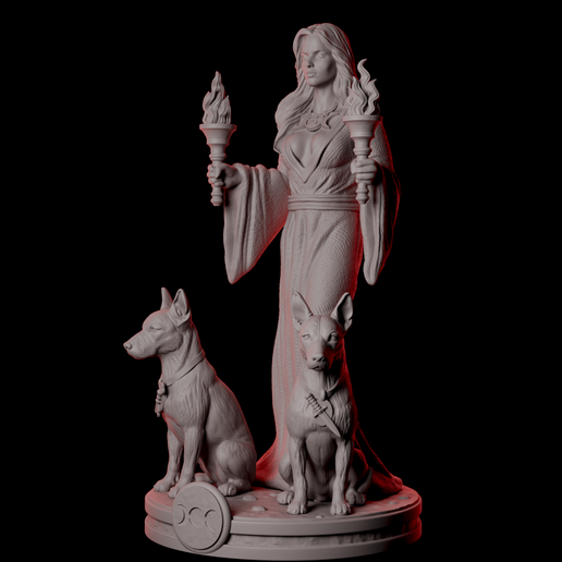 🧙‍♀️ Hecate 2・ STL File for 3D printing・Cults